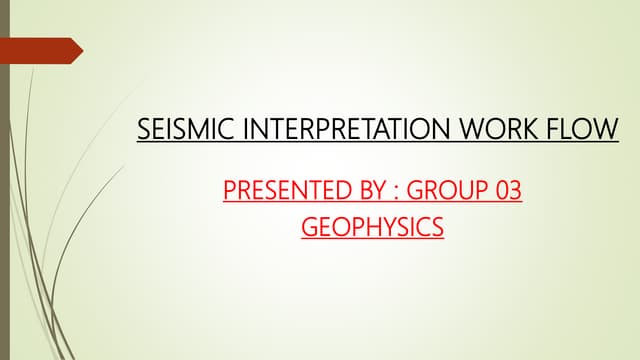 Direct hydrocarbon indicators (DHI) | PDF