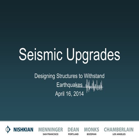Seismic Considerations Seminar | Portland, Oregon | PPT