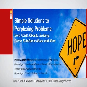 New Jersey simple solutions to perplexing problems march 2012 | PPT