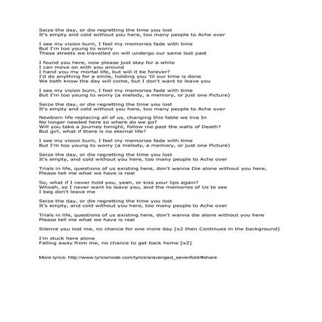 Seize the day | DOCX