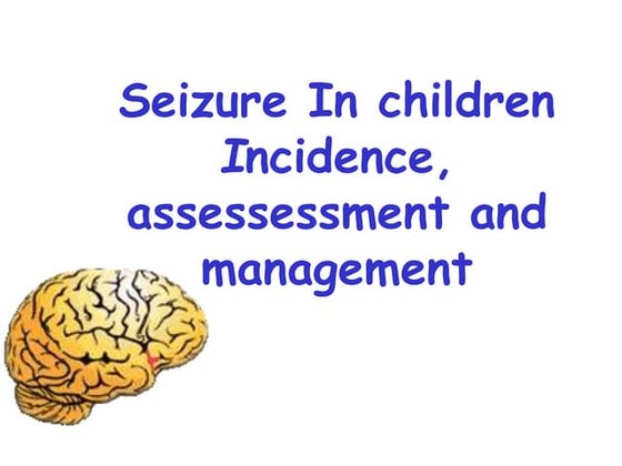 first aid management of patient with seizure | PPTX