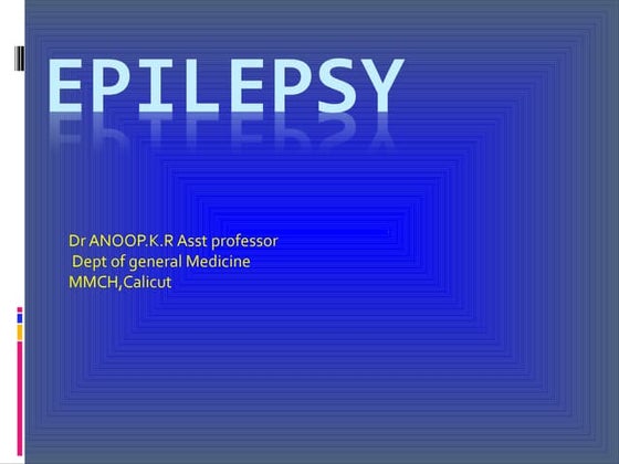Seizure disorder or epilepsy | PPT