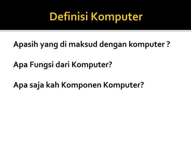Sejarah Perkembangan Komputer Di Dunia Saat Ini | PPTX
