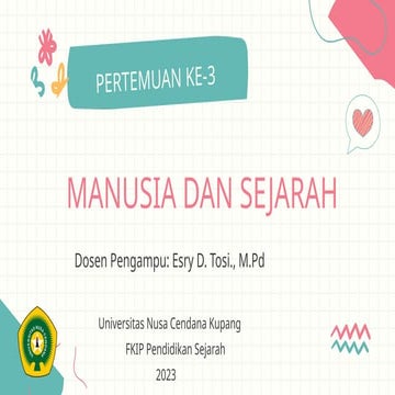 Konsep Ruang dan Waktu dalam Sejarah (ppt) | PPTX
