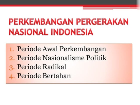pergerakan nasional dan sumpah pemuda | PPT