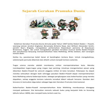 Sejarah Pramuka | PDF
