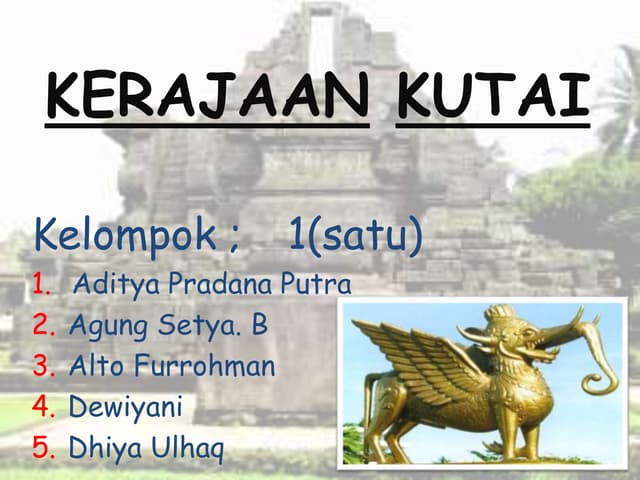 Sejarah Kerajaan Kutai | PPTX