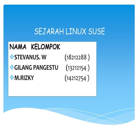 Cara setting ip opensuse | PPTX
