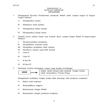 pertengahan tahun sejarah tingkatan 2 | DOCX