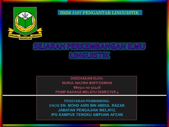 (TITAS) KAJAIAN PAKAIN TRADISIONAL DUSUN LOTUD, TAMPARULI, SABAH | PPT