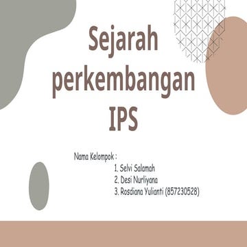 Makalah PEMBELAJARAN IPS SD "Perkembangan IPS di Indonesia dan Negara Lain" | PDF