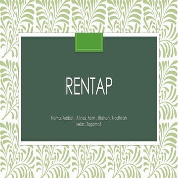 Sejarah rentap | PPTX