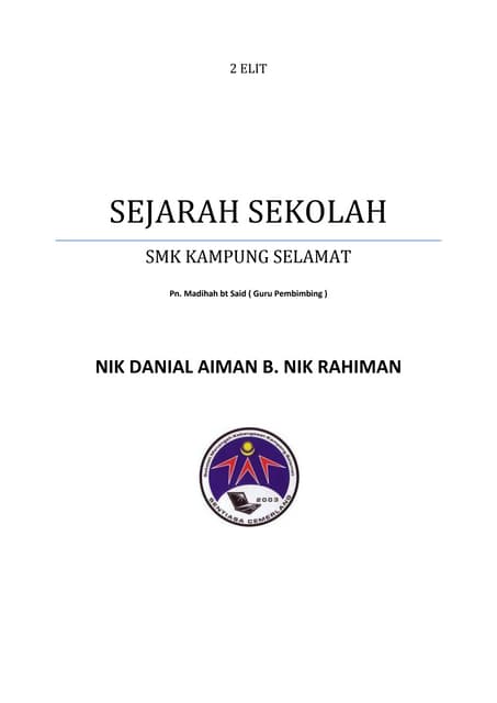 SEJARAH PENGENALAN RINGKAS TKRS SEKOLAH KEBANGSAAN PUTRAJAYA PRESINT 8(2).pptx