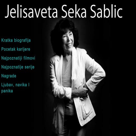 Jelisaveta Seka Sablic | PPT