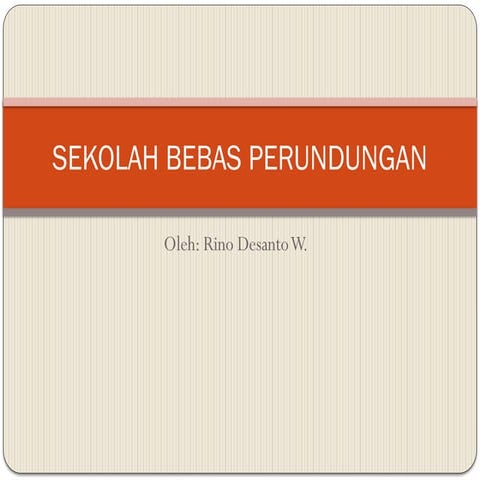 sekolah bebas perundungan untuk sekolahhh | PPTX