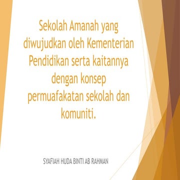 Sekolah amanah | PPTX