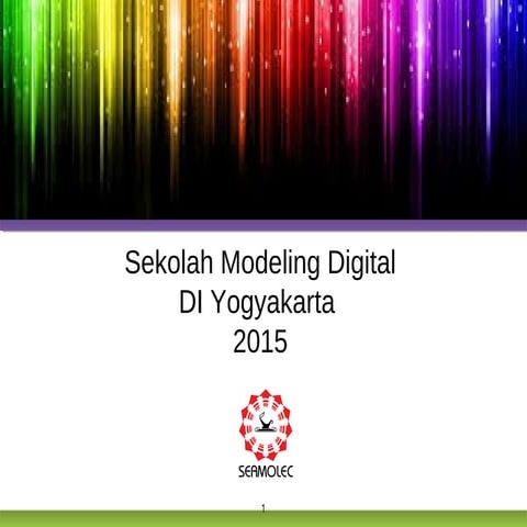 Presentasi Sekolah Modeling Digital DI Yogyakarta | PPT