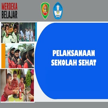 Paparan Program sekolah sehat, Revitalisasi UKS | PPTX