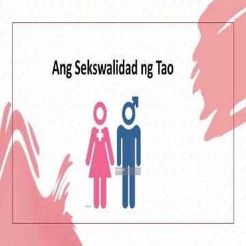Sekswalidad ng tao | PPT