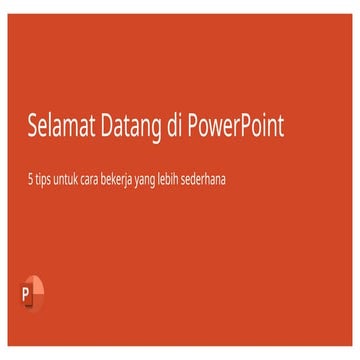 contoh power point yang bisa digunakan untuk model | PPTX