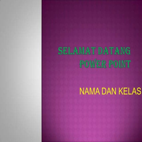 Selamat datang power point | PPT