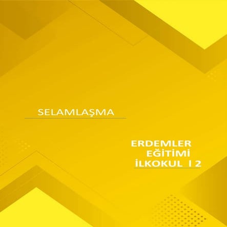 Selamlaşma | PPTX