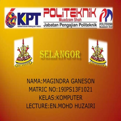Selangor | PPTX