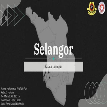 Kebudayaan Warisan dan Pelancongan Kuala Lumpur, Selangor | PPTX