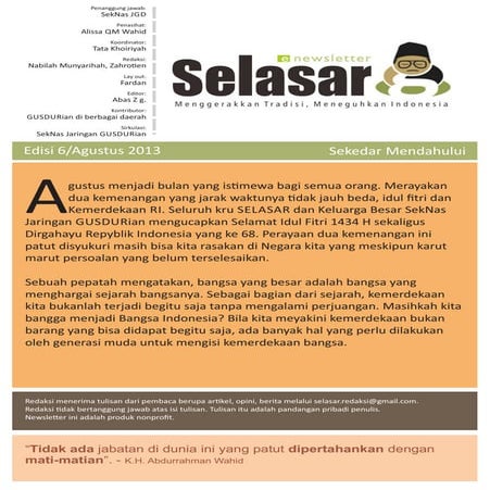 Selasar edisi 01 | PDF