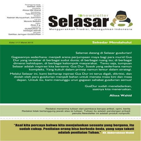 Selasar edisi 01 | PDF