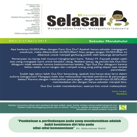 Selasar edisi 01 | PDF