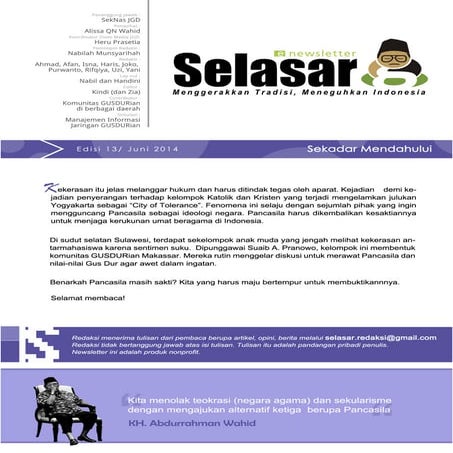 Selasar edisi 13 | PDF