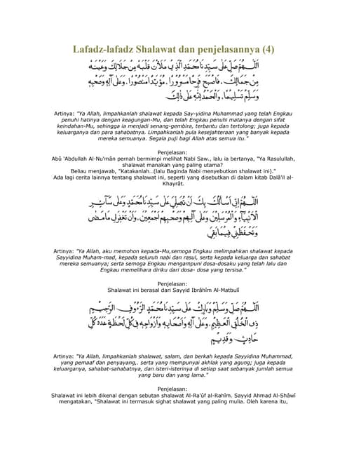 Sholawat nariyah | PDF