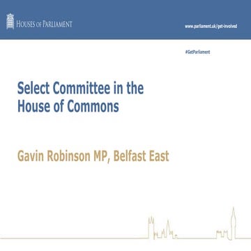 Select Committees in the House of Commons | PPT