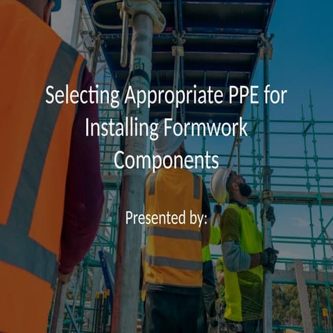 (Select Appropriate PPE for Installing.pptx