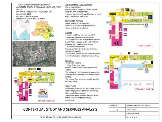 case study of Select city walk, saket, new delhi | PPT