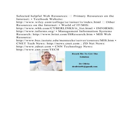 Selected helpful Web Resources Primary Resources on the Internet.docx