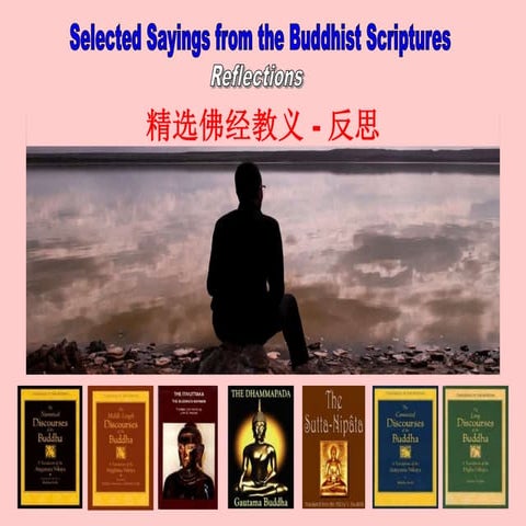 Selected Sayings from The Buddhist Scriptures -Reflections (Eng & Chi ...