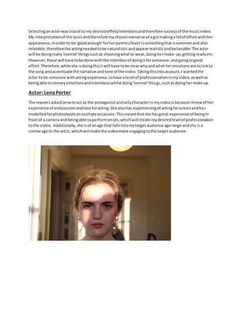 Potential Actors and Actresses | PPTX | Video Production | Content Production