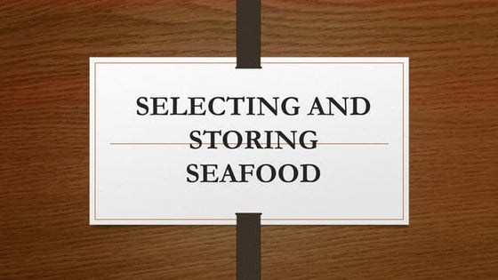 Fish and shellfish | PPT