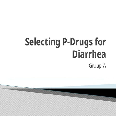P-Drugs for Diarrhea of pharmacology.pptx