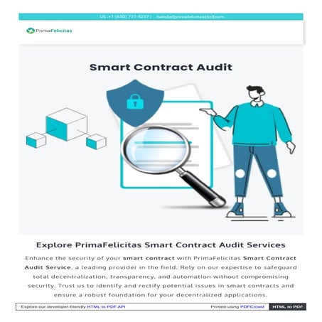 Smart Contract Audit and Development | PDF