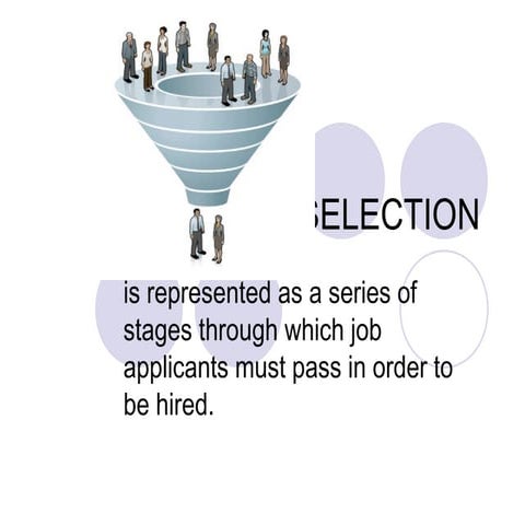 organizing for Selection | PPT