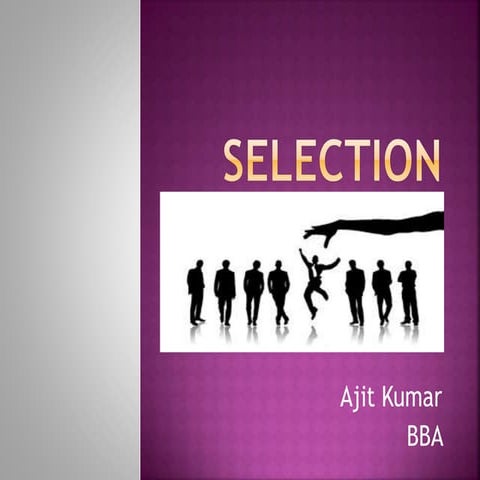 Selection | PPT