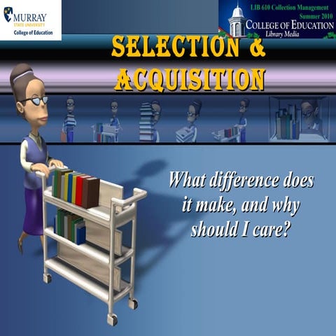 Selection & acquisitions 2003 | PPT
