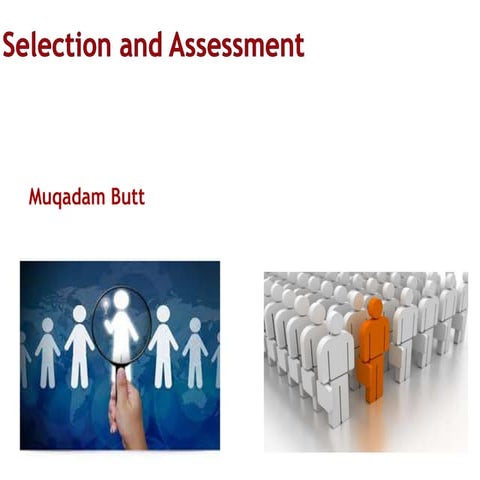 Selection and assessment | PPT