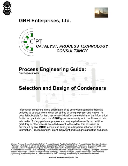 Design of condenser | PPT