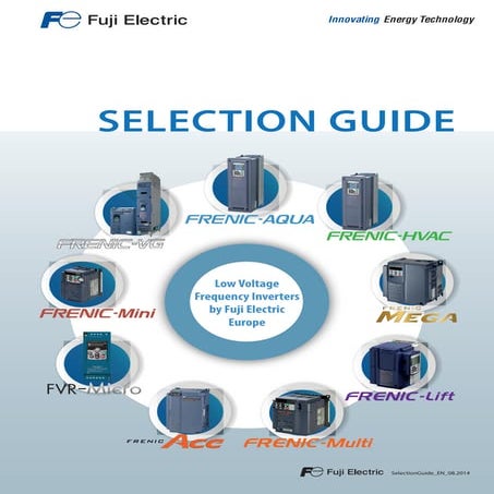Hướng dẫn chọn biến tần Fuji - Selection Guide Fuji Electric | PDF