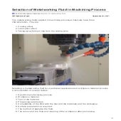 Selection of Metalworking Fluid in Machining Process | PDF