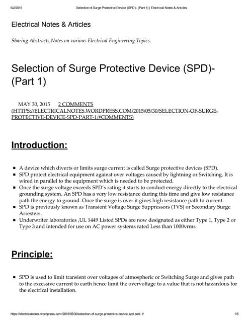 Industrial Surge Protection: Why Use Mersen Surge Protection Devices? | PPT